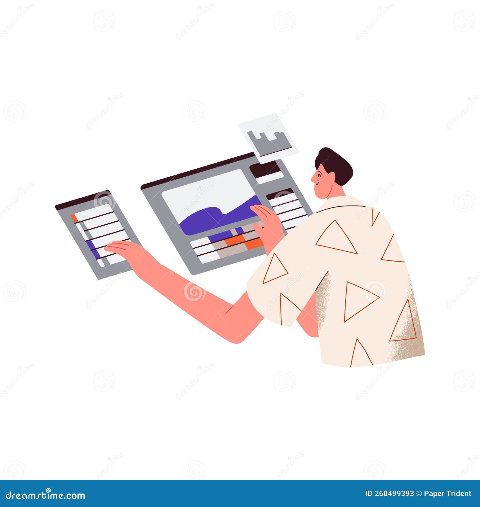 Digital Artist, Painter, Illustrator Drawing, Painting on Tablet PC ...