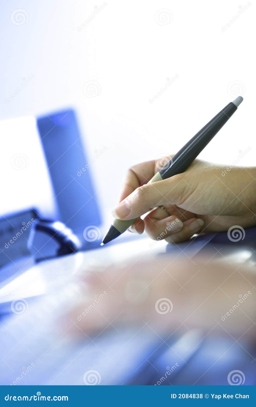 Digital artist at work stock photo. Image of table, hand - 2084838