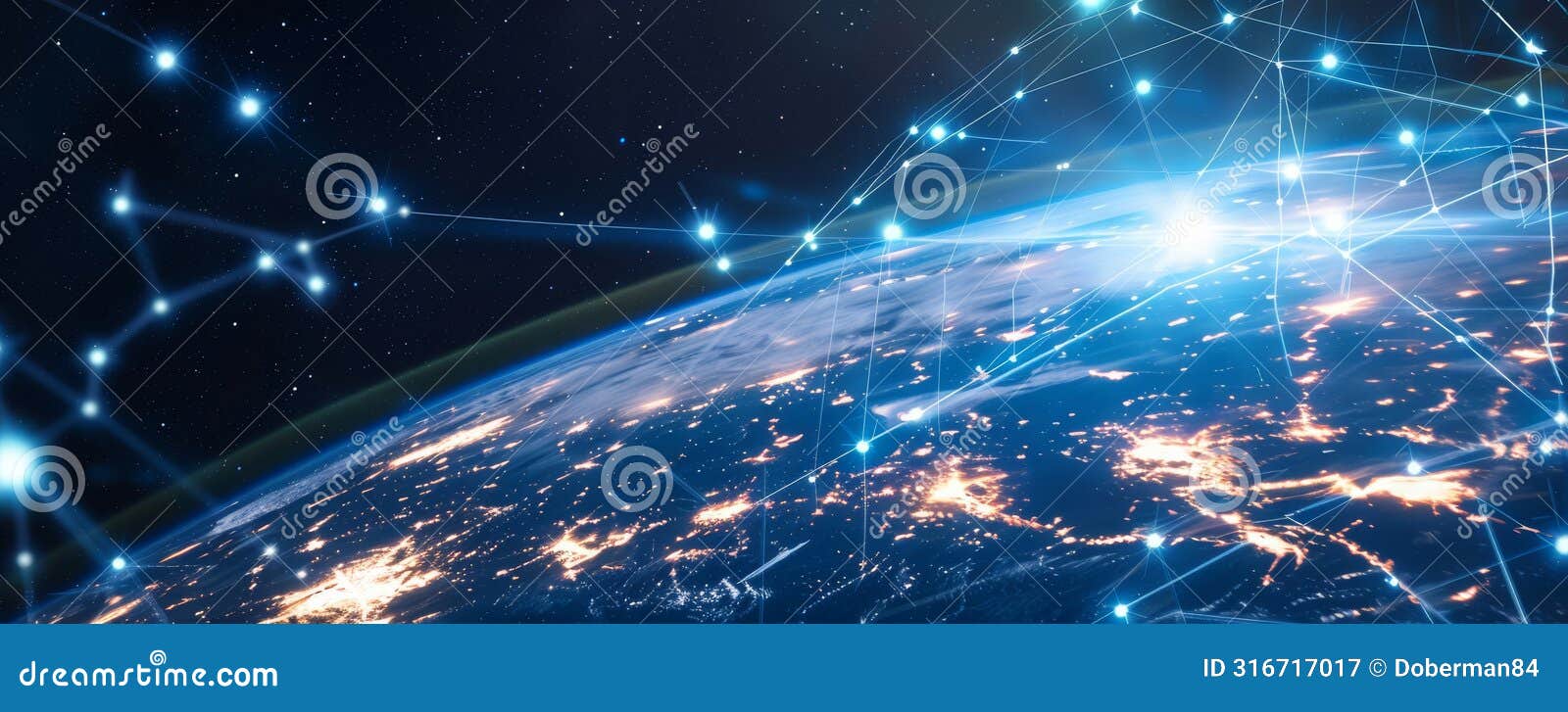 Global Telecommunications Network Concept with Satellites and ...