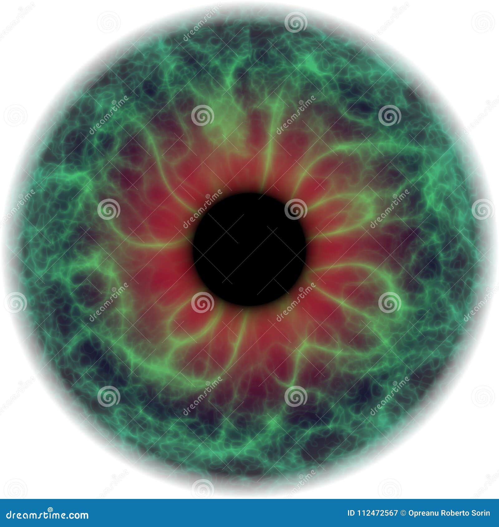 Illustration of a Human Iris Texture Stock Illustration - Illustration ...