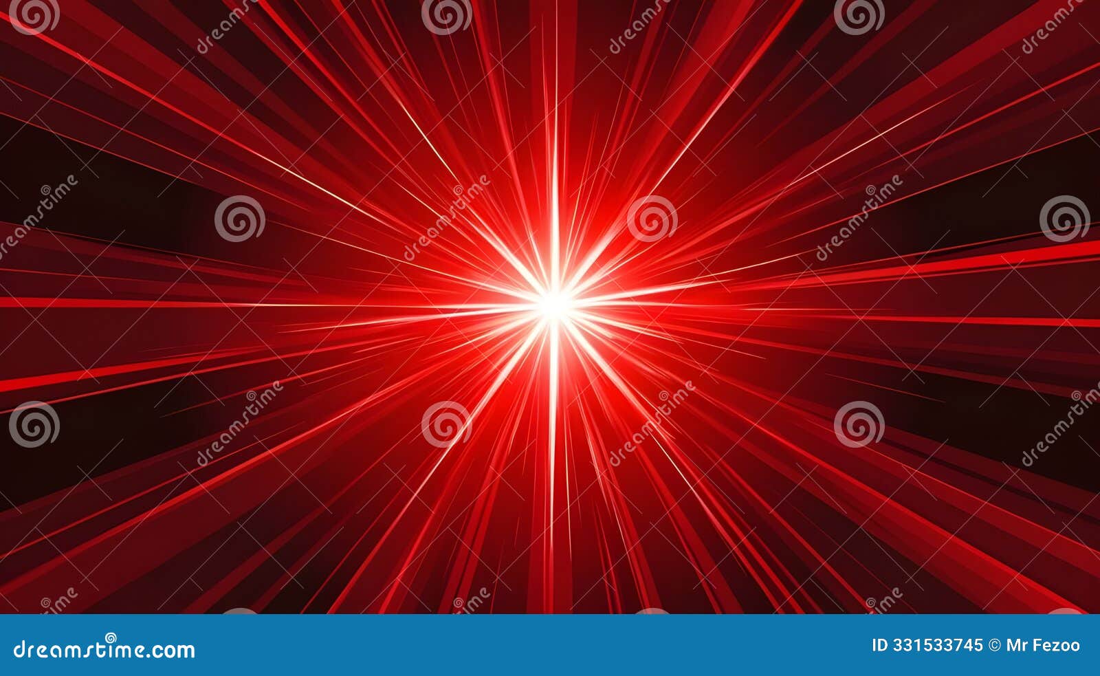 Digital Artwork Featuring a Radiant Burst of Red Light Emanating from ...