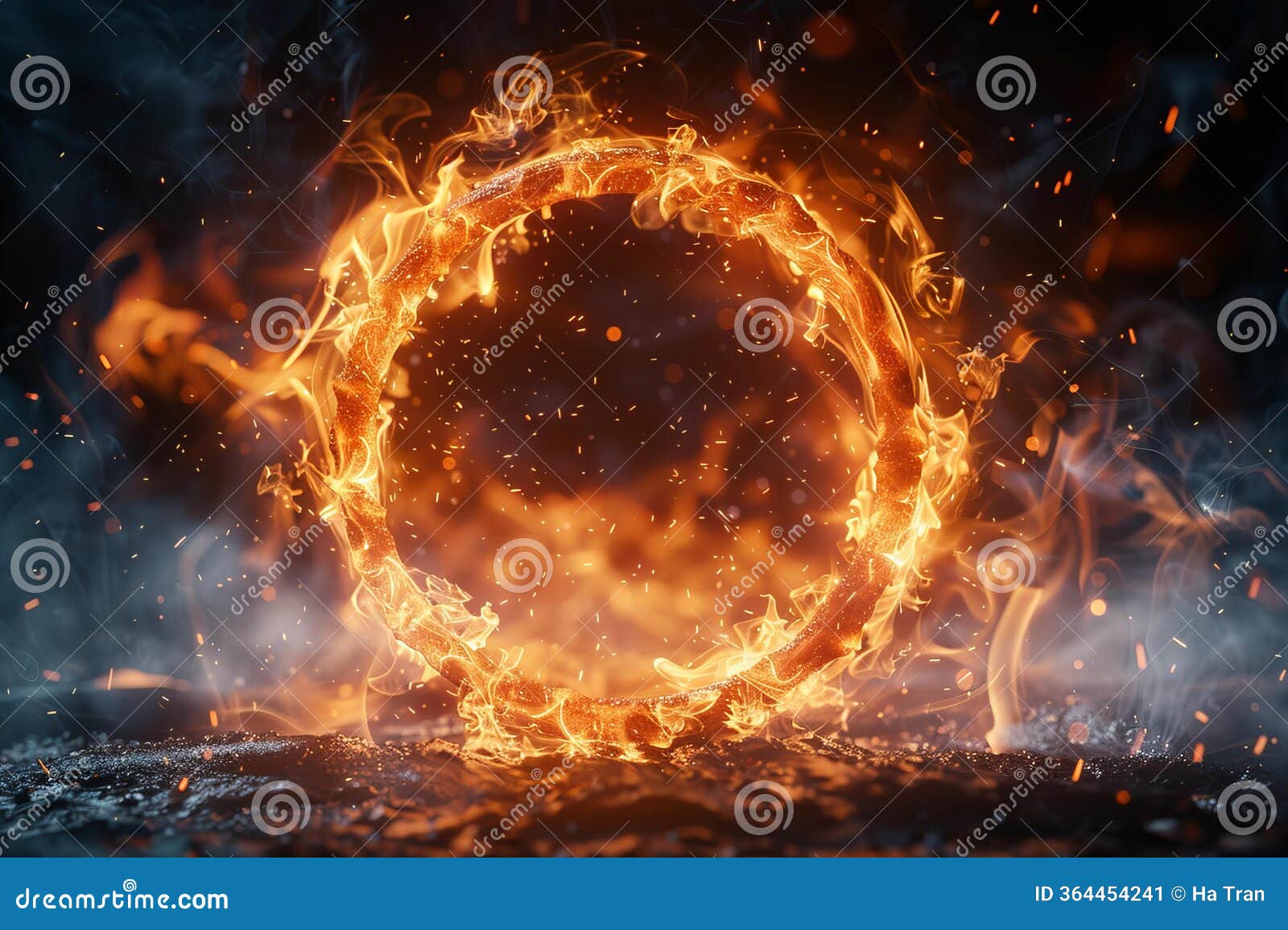 Exploding Fire Vector Illustration Image | CartoonDealer.com #267316033