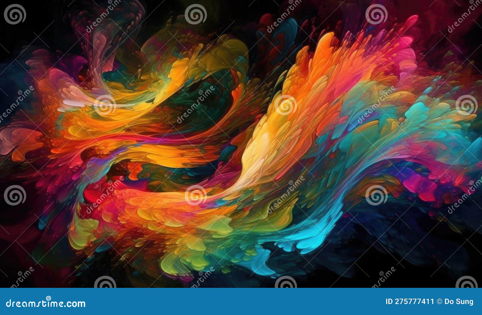 A digital artwork red blue stock illustration. Illustration of lines ...