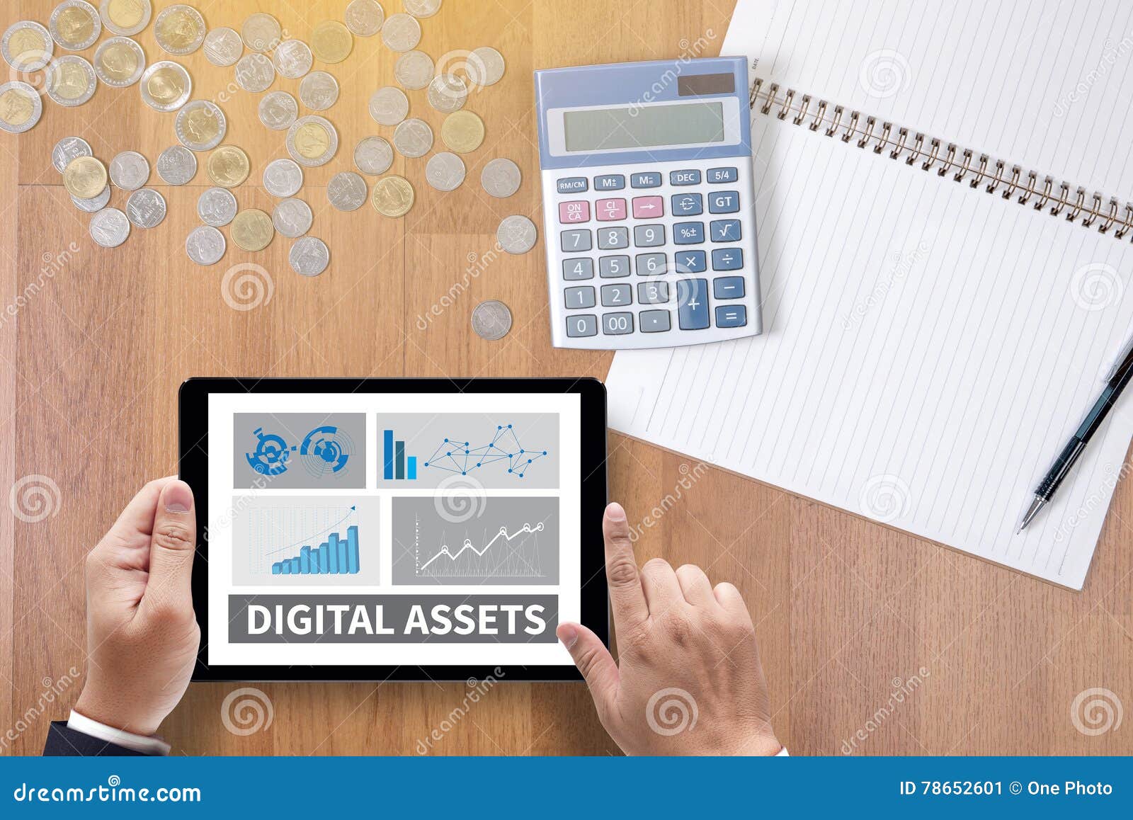 DIGITAL ASSETS stock image. Image of growth, colleagues - 78652601
