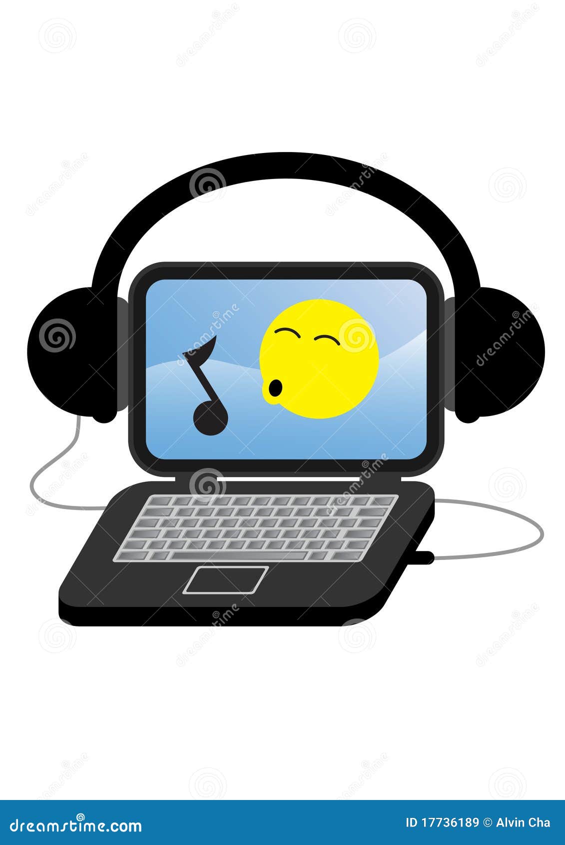 Digital Audio stock illustration. Illustration of music - 17736189