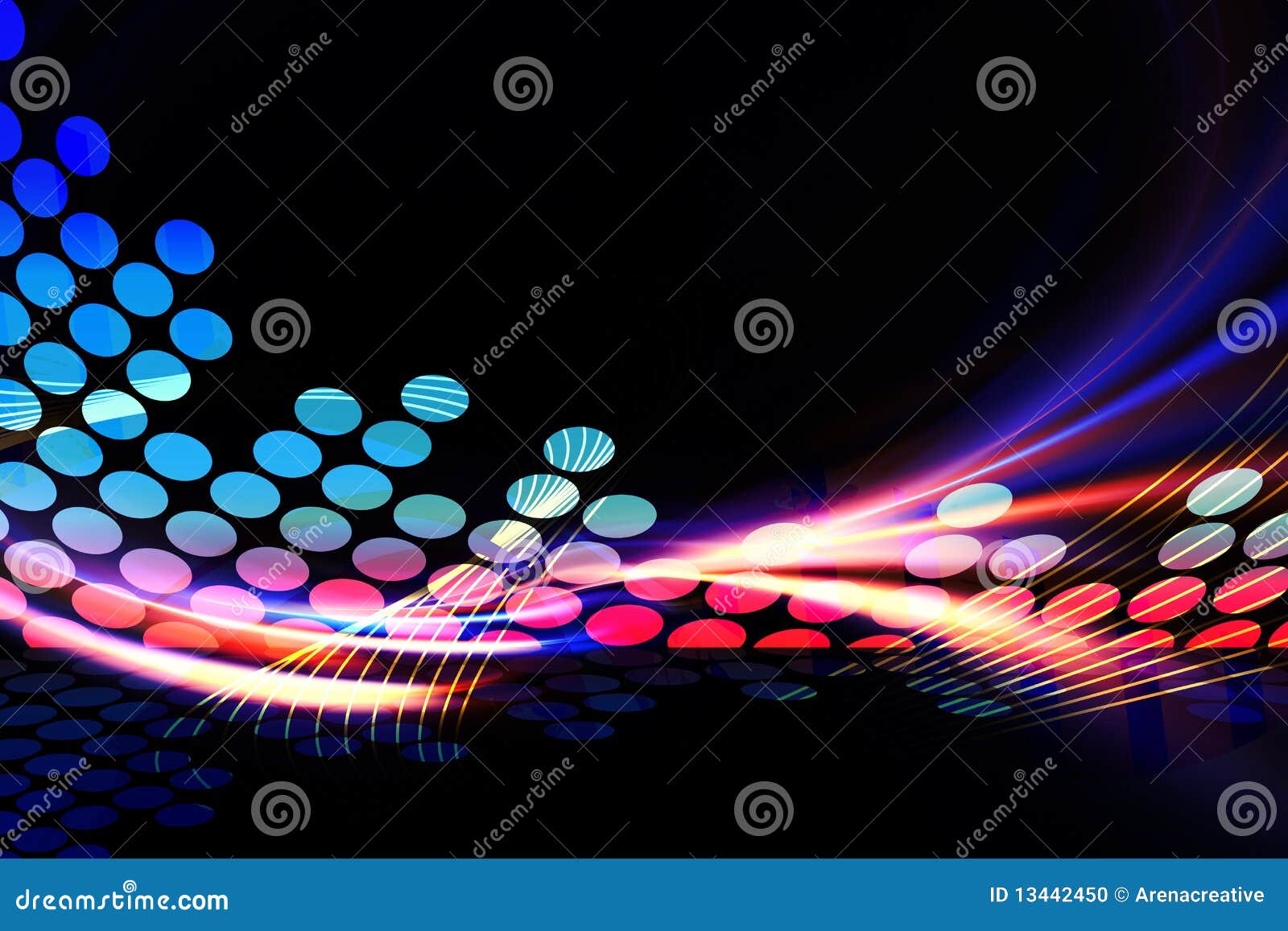 Audio Equalizer Bars Moving. Music Control Levels. Musical Notes ...