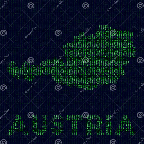 Digital Austria logo. stock vector. Illustration of information - 182493912