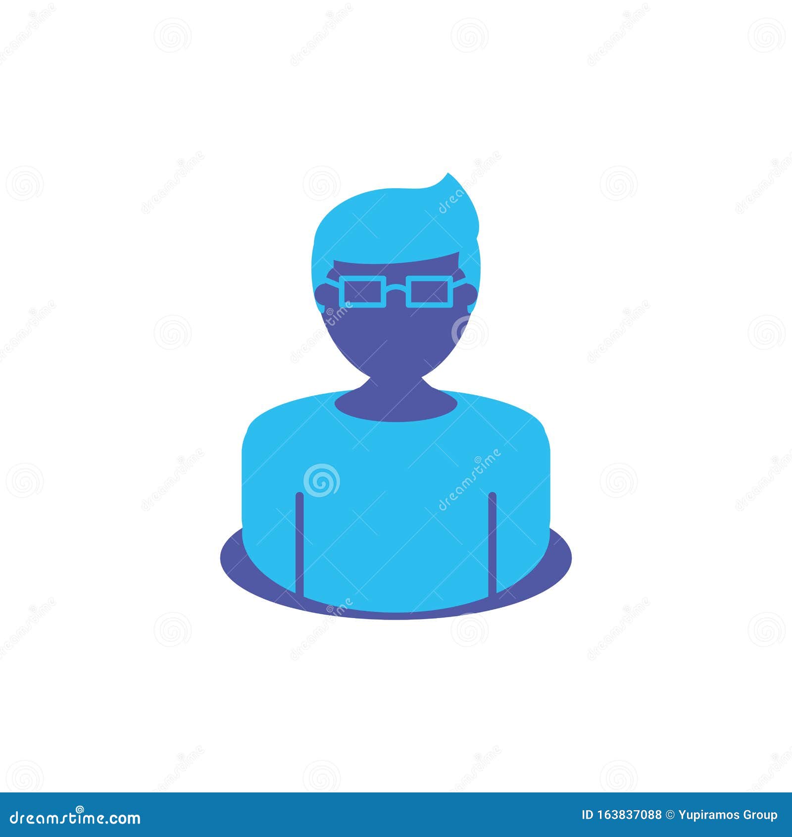 Digital Avatar Icon Flat Design Stock Vector - Illustration of social ...