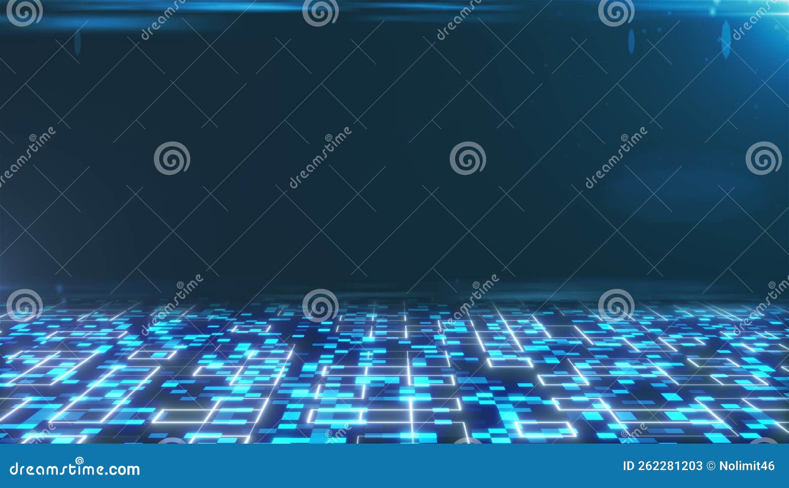 Digital Backdrop with Squares and Lines Stock Illustration ...