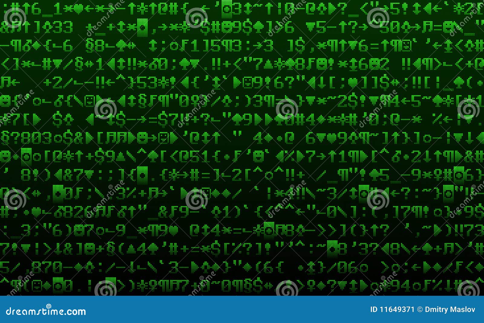 Digital Cipher Icon Color Outline Vector | CartoonDealer.com #232103053