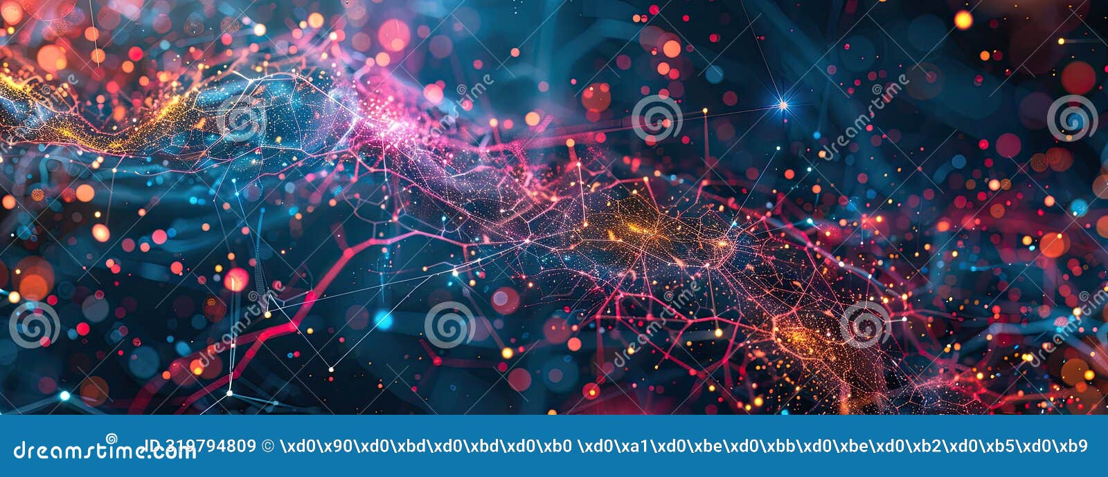 Digital Background Ai Technology Computer Technology Stock Illustration ...