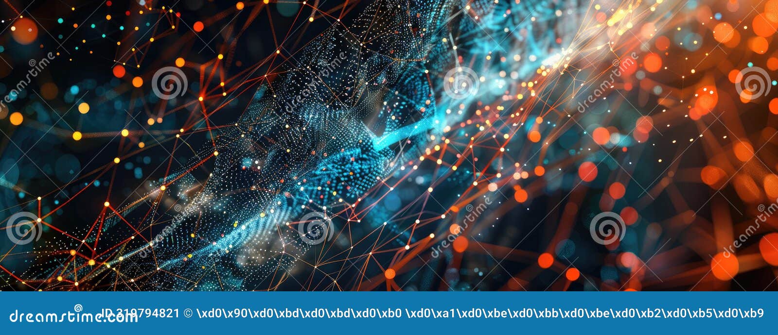 Digital Background Ai Technology Computer Technology Stock Illustration ...