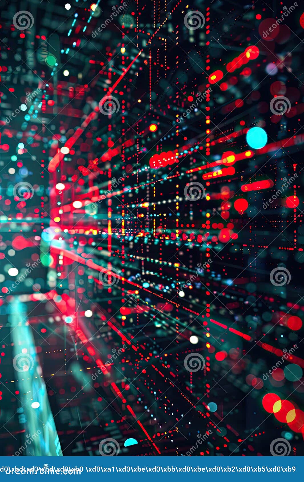 Digital Background Ai Technology Computer Technology Stock Illustration ...