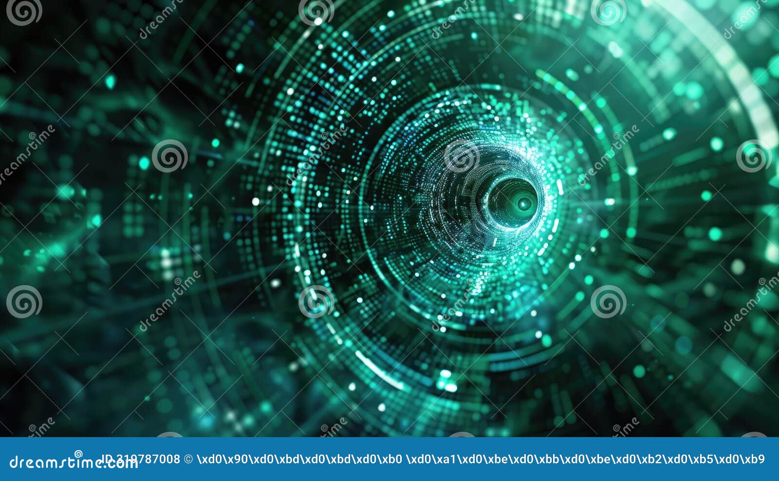 Digital Background Ai Technology Computer Technology Stock Illustration ...