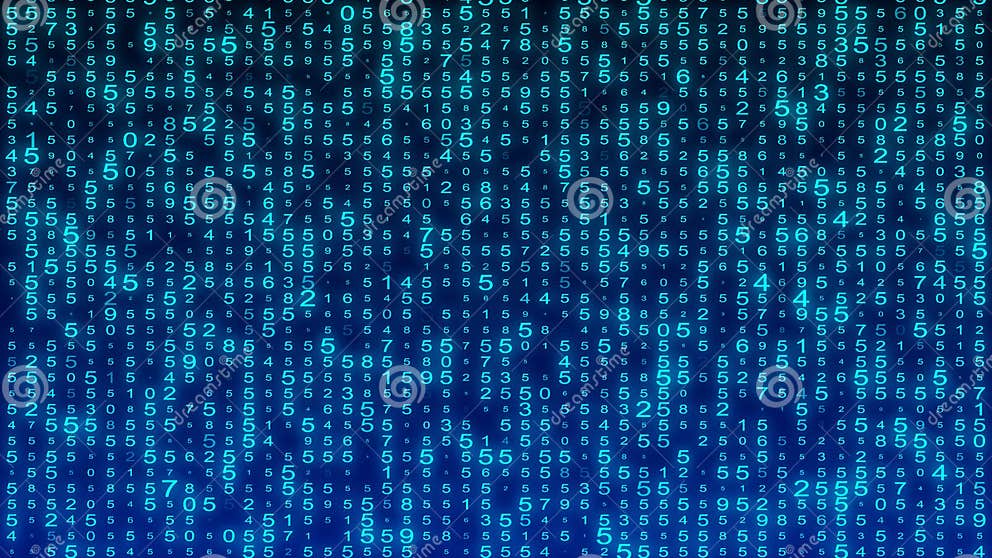 Digital Background Blue Matrix. Matrix Background. Binary Computer Code. Hacker Coding Concept ...