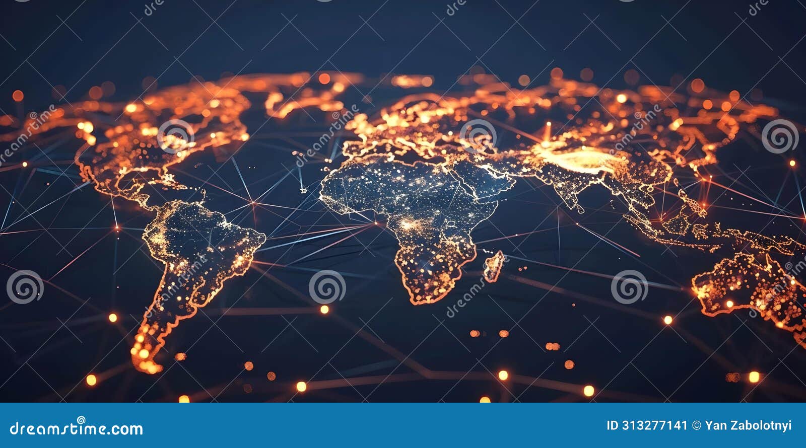 Digital Background with Cyber Security Theme in a Global Network ...