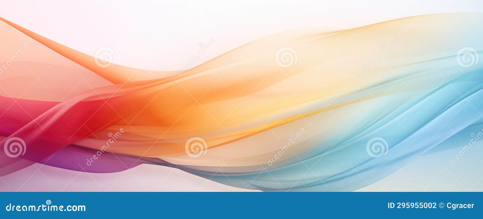 Digital Background Features a Variety of Abstract Shapes and Colors ...