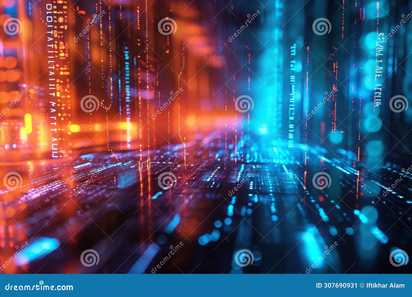 A Digital Background Featuring a Multitude of Intersecting Lines and Dots Creating a Dynamic ...