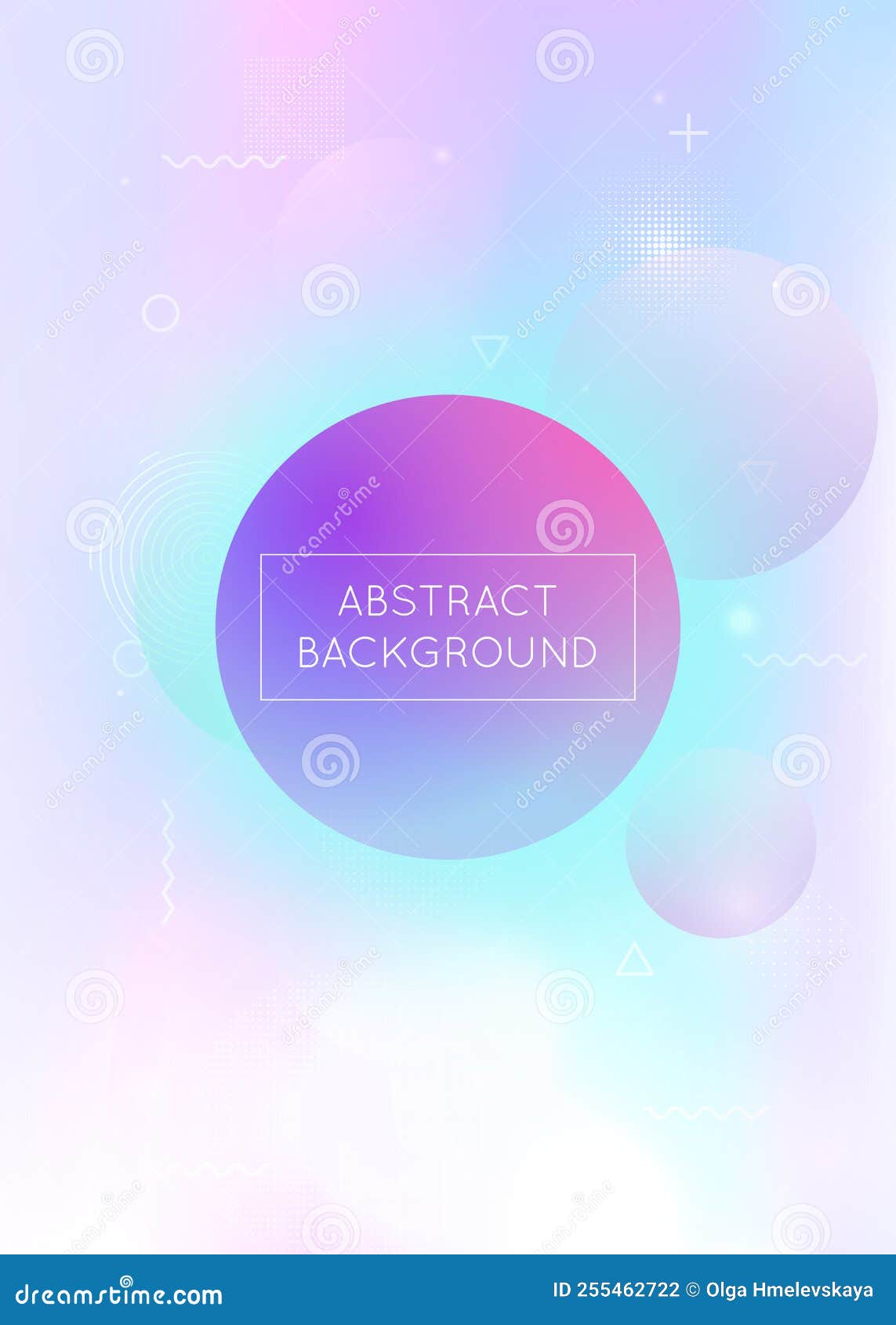 Digital Background. Gradient Shape. Rainbow Texture Stock Vector ...