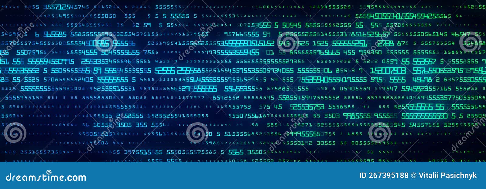 Digital Background Green And Blue Matrix Coding Or Hacking Concept 9121