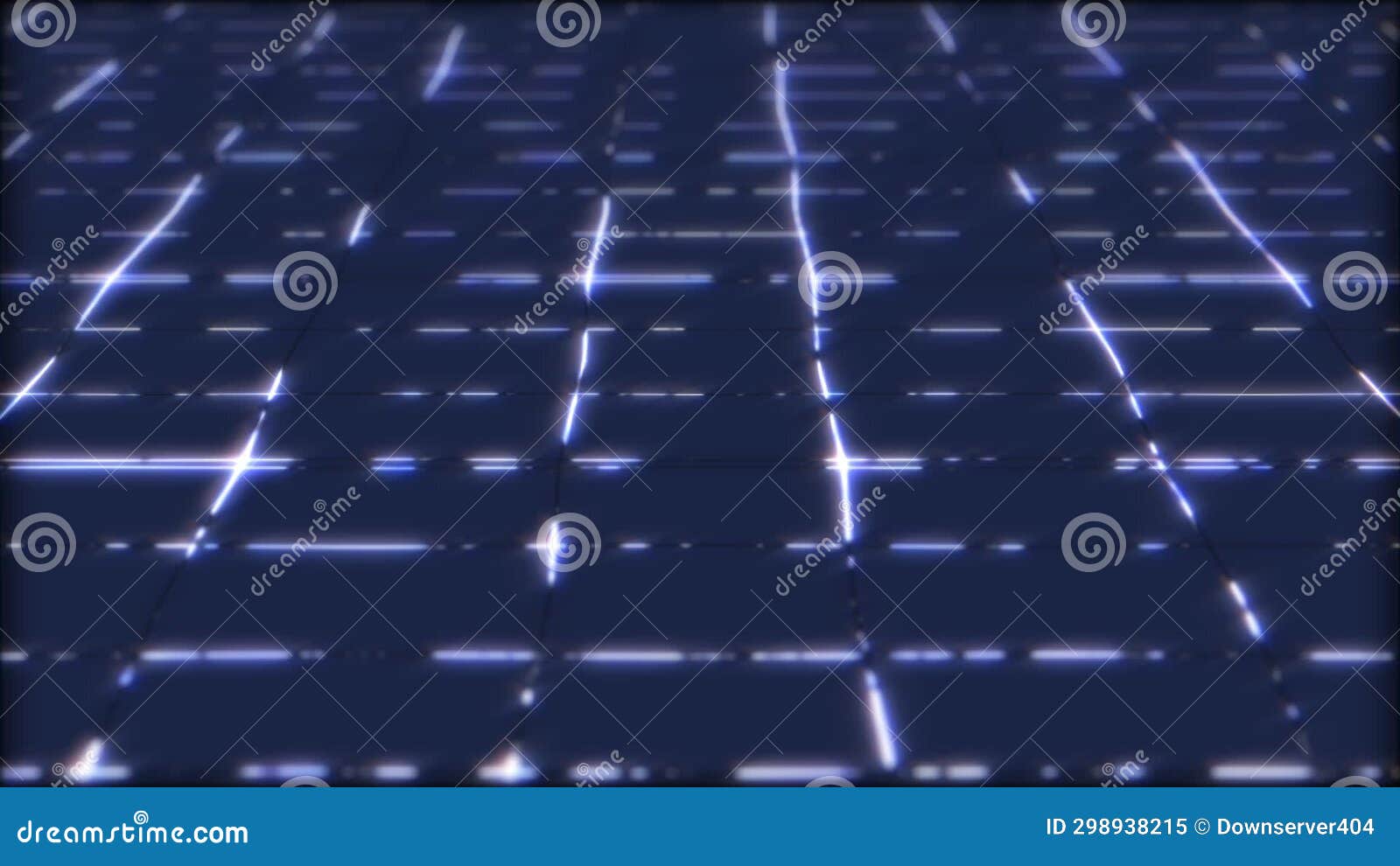 Abstract Digital Background - a Blue Cracked Ground Seamless Loop Stock ...
