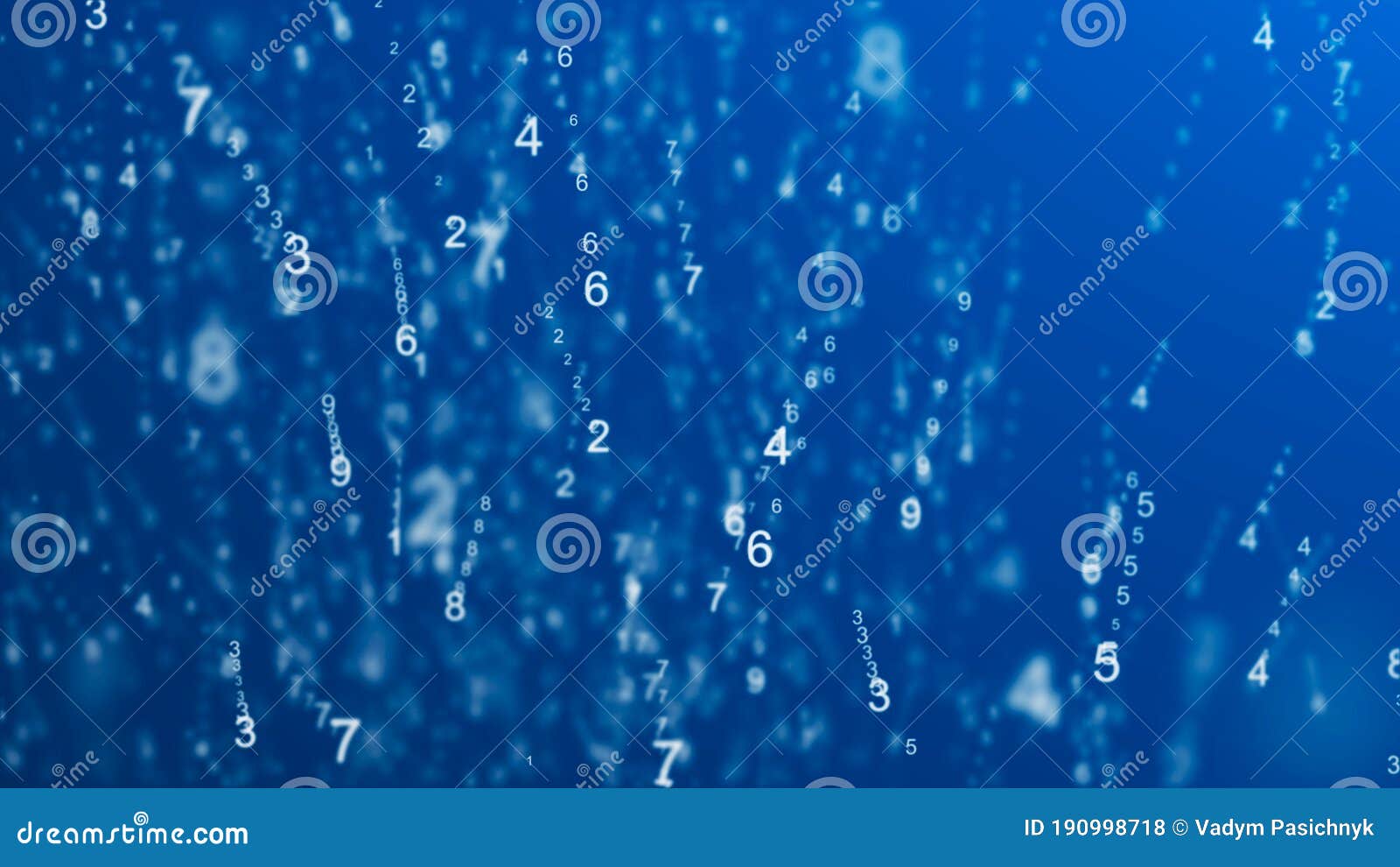 Digital Background Matrix. Binary Code. Hacker Concept. Digits on ...