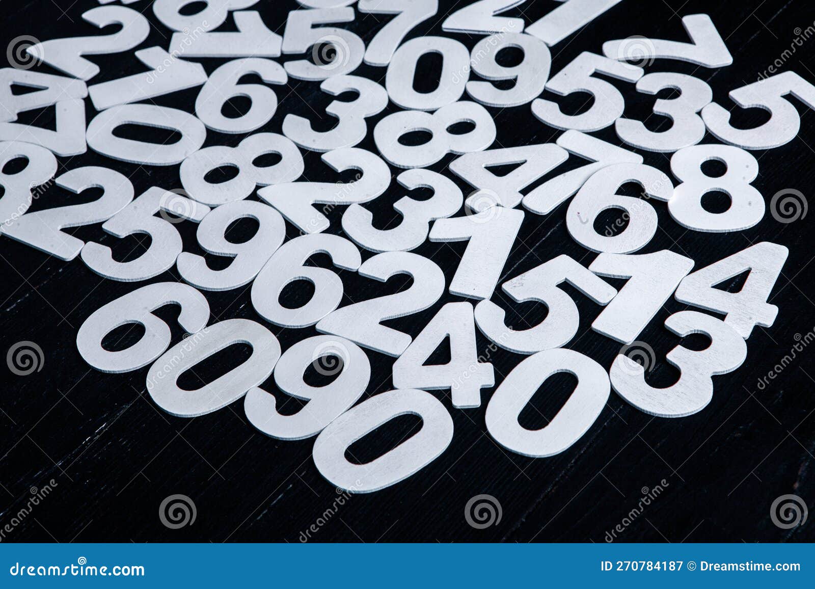 Digital Background with Numbers. Texture of Random Numbers Figures ...