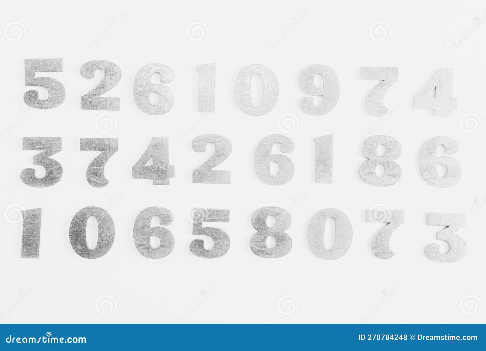 Digital Background with Numbers. Texture of Random Numbers Figures ...