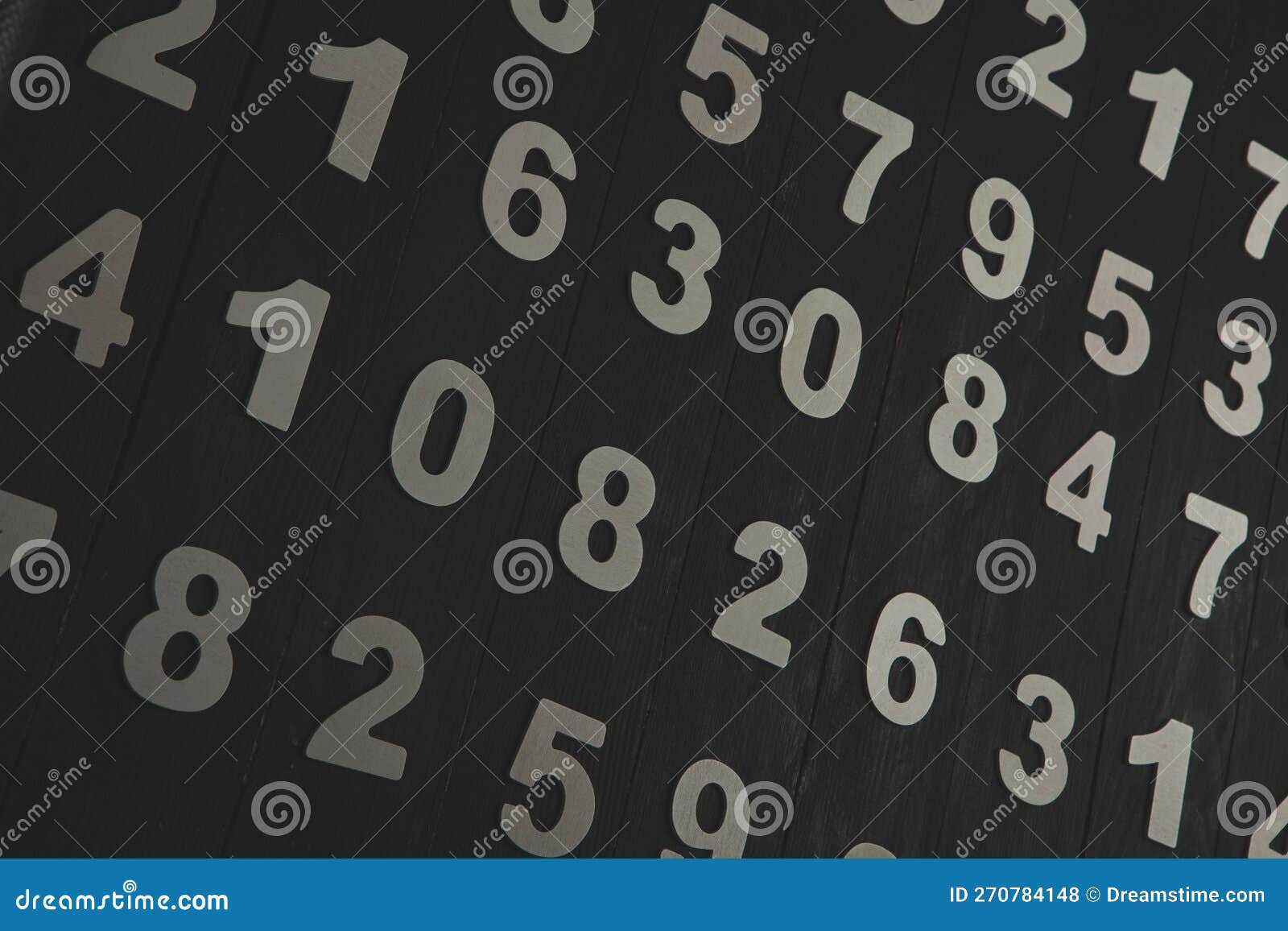 Digital Background with Numbers. Texture of Random Numbers Figures ...