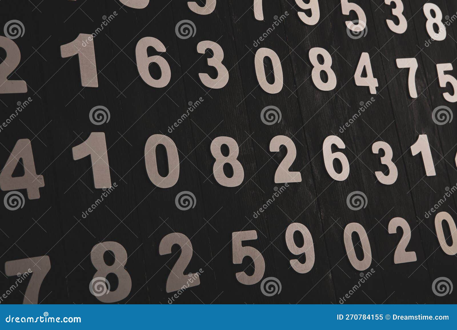 Digital Background with Numbers. Texture of Random Numbers Figures ...