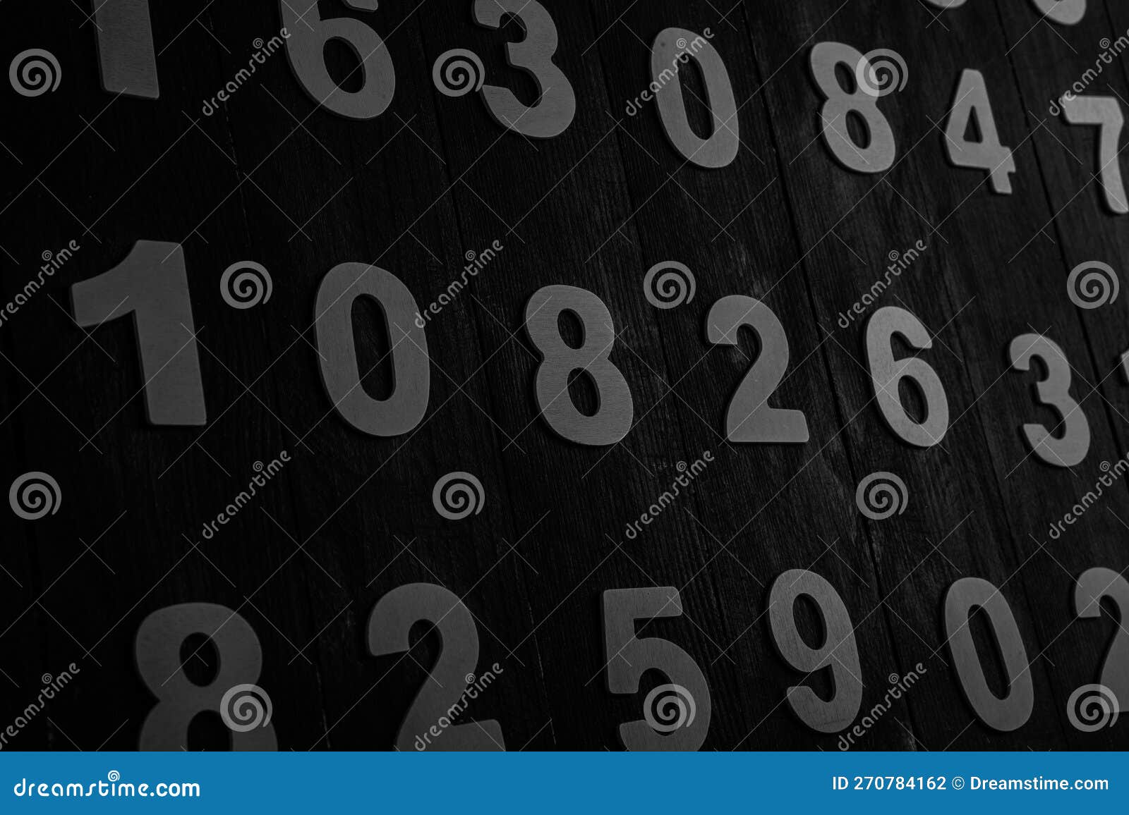 Digital Background with Numbers. Texture of Random Numbers Figures ...