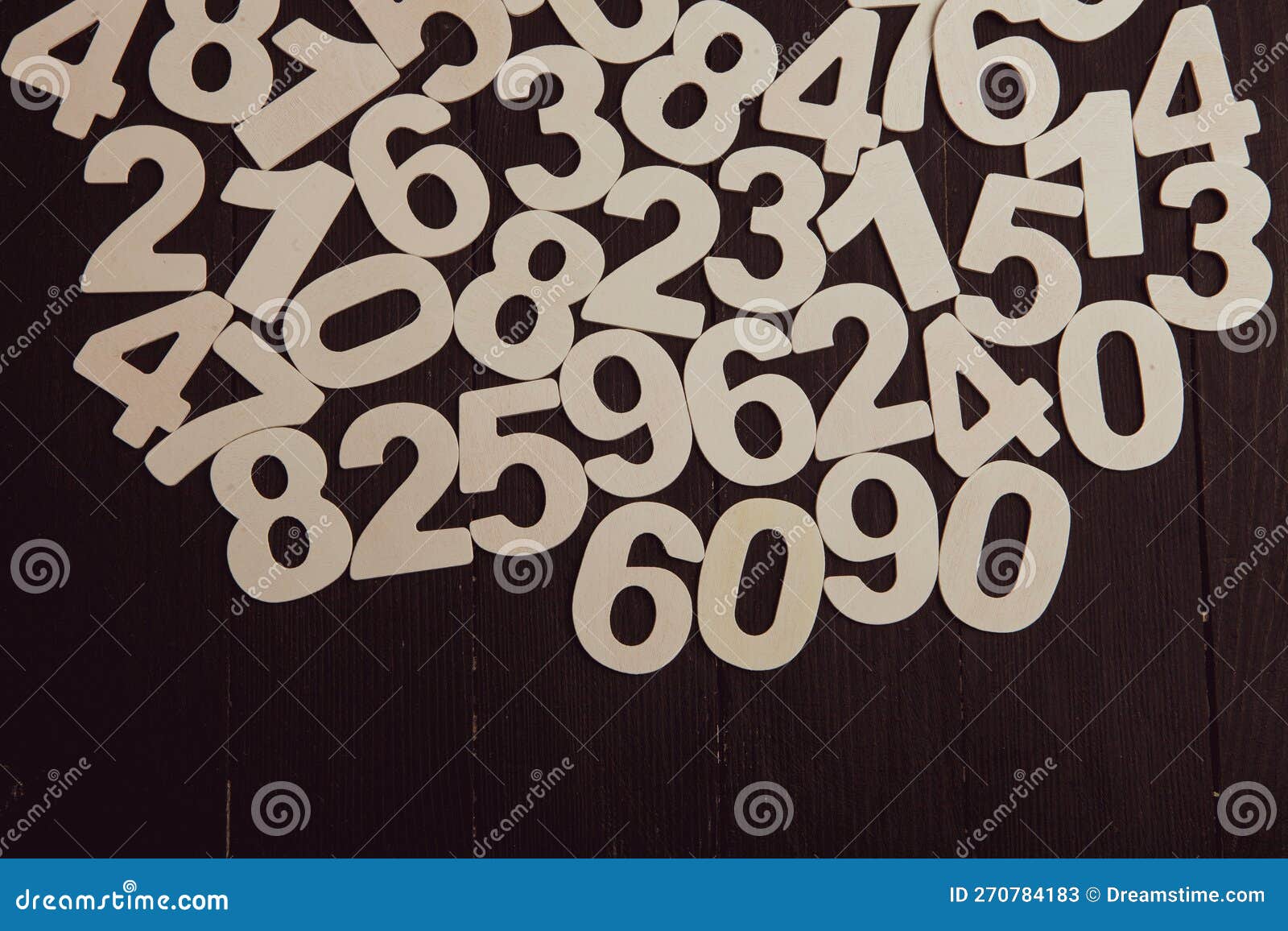 Digital Background with Numbers. Texture of Random Numbers Figures ...