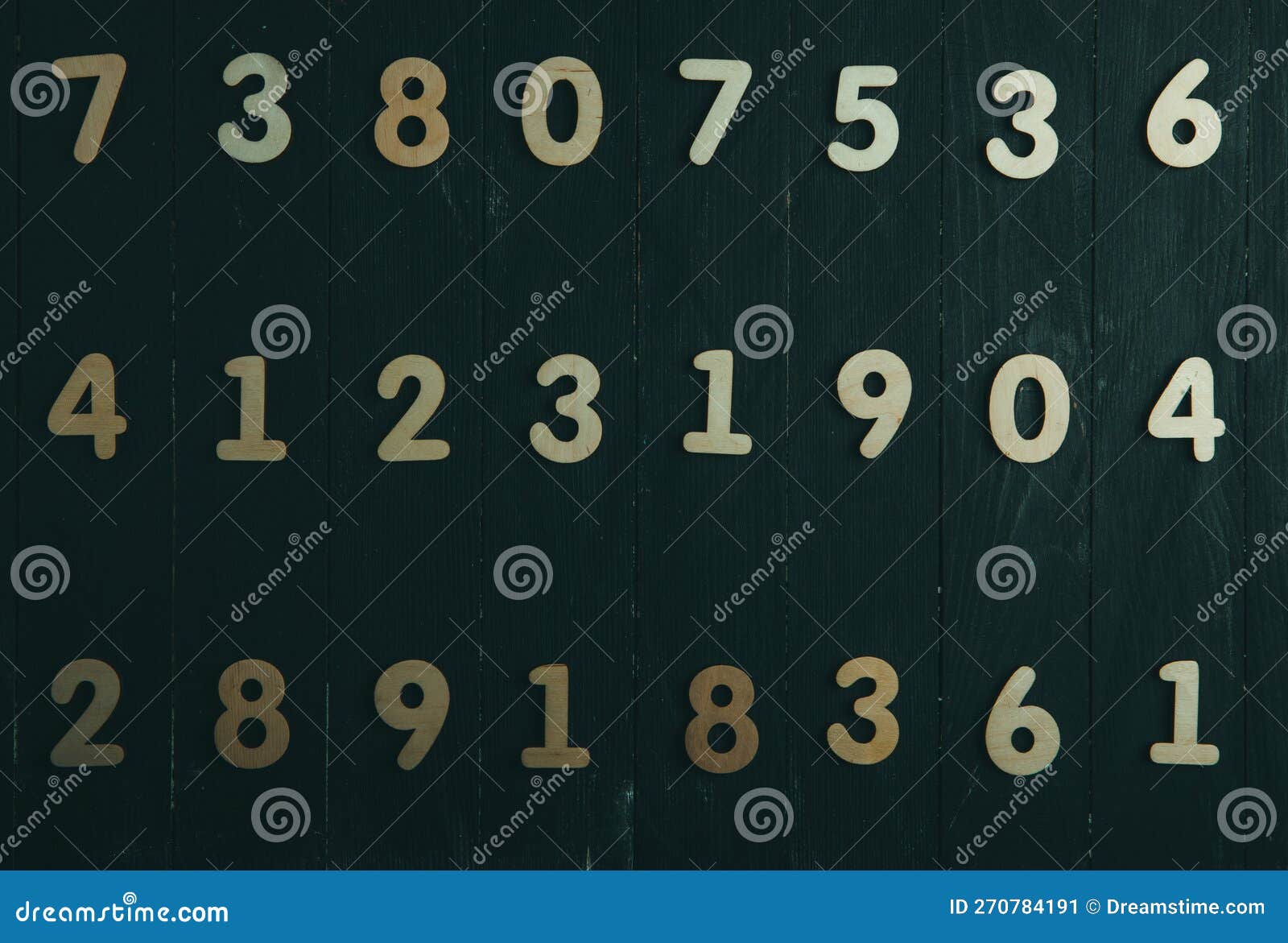 Digital Background with Numbers. Texture of Random Numbers Figures ...