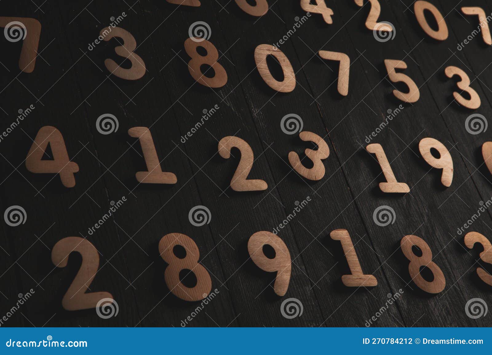 Digital Background with Numbers. Texture of Random Numbers Figures ...