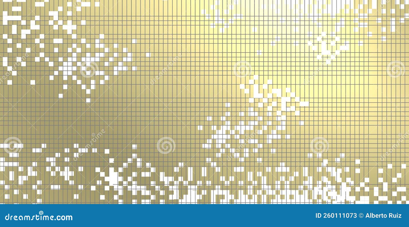Digital Background with Pixels Over Silver Backlight. Stock ...