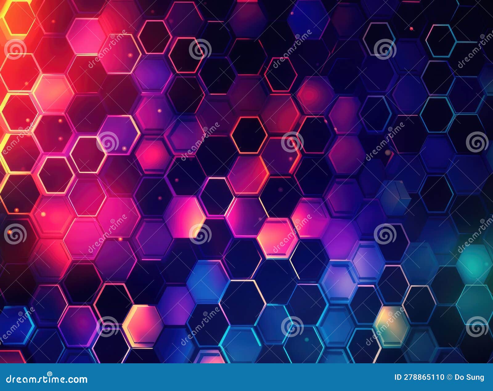 Beautiful Digital Background Stock Illustration - Illustration of ...