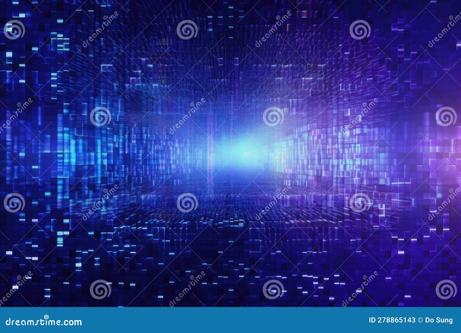 Beautiful Digital Background Stock Illustration - Illustration of ...