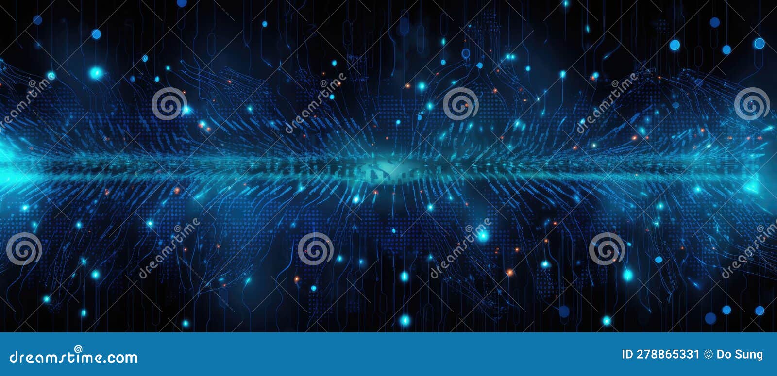 Beautiful Digital Background Stock Illustration - Illustration of ...