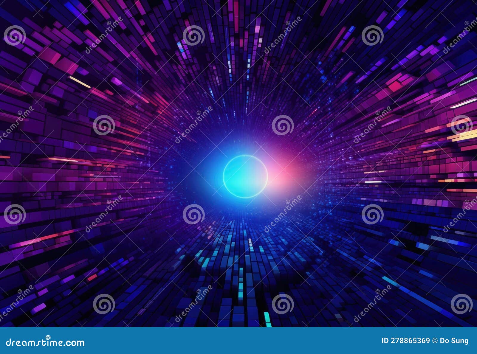Beautiful Digital Background Stock Illustration - Illustration of ...