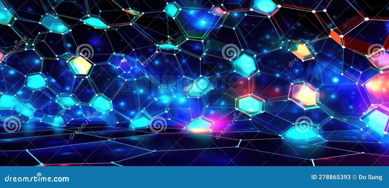 Beautiful Digital Background Stock Illustration - Illustration of ...