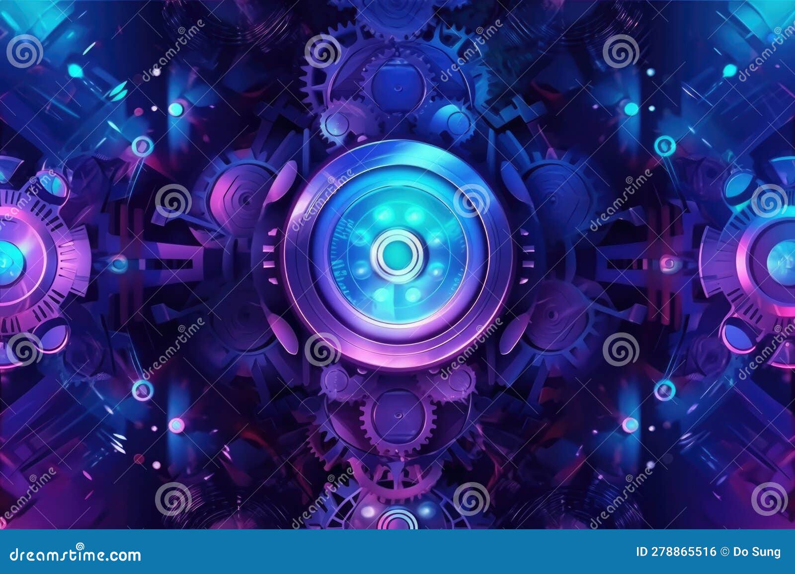 Beautiful Digital Background Stock Illustration - Illustration of ...