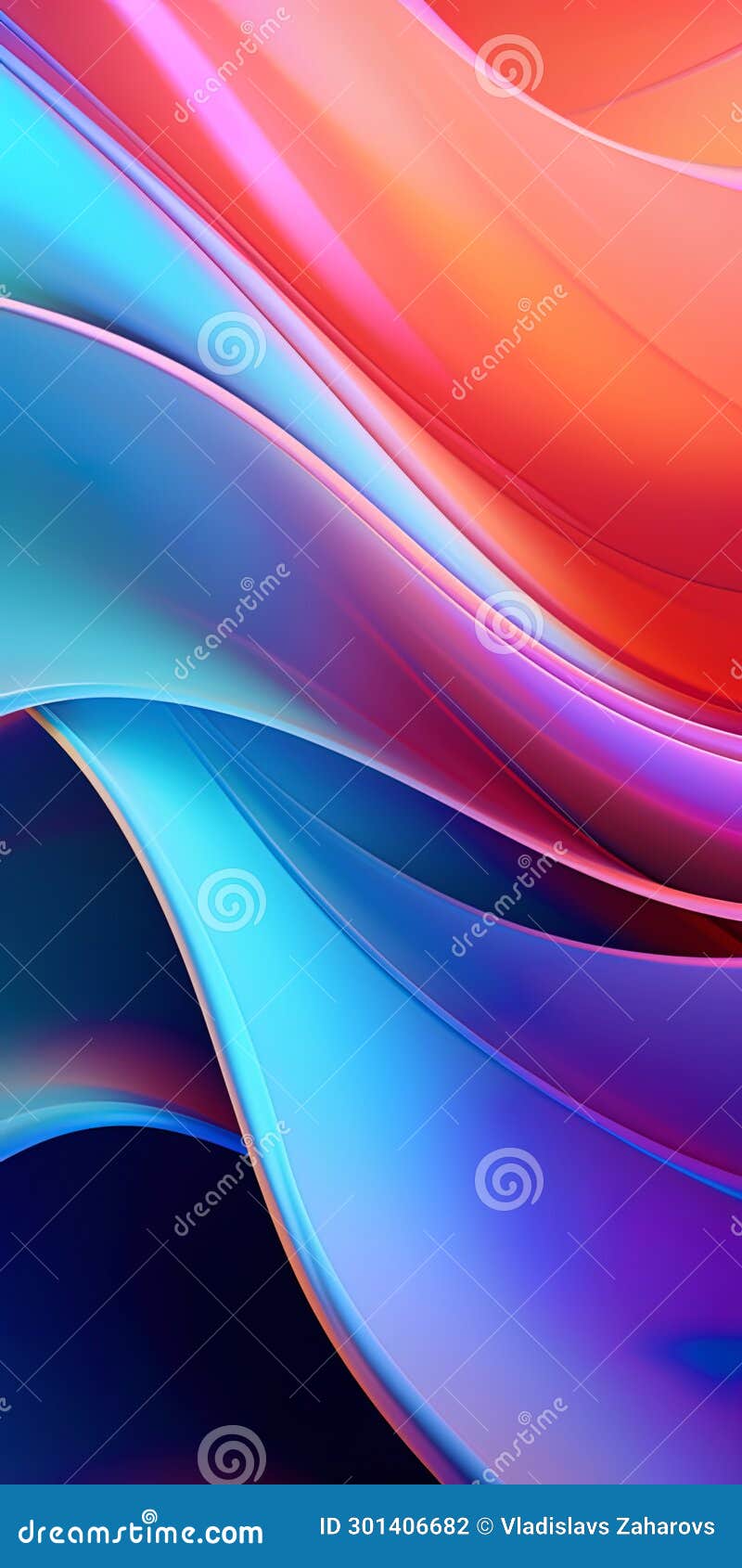 Digital Background with Smooth Lines and Gradient Transitions Stock ...