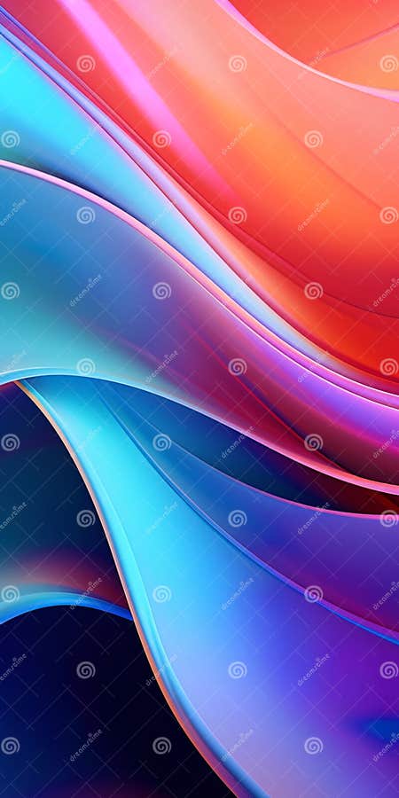 Digital Background with Smooth Lines and Gradient Transitions Stock ...