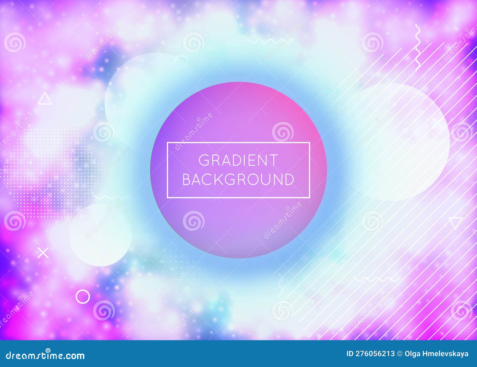 Digital Background. Tech Layout. Neon Pattern. Summer Dots Stock ...