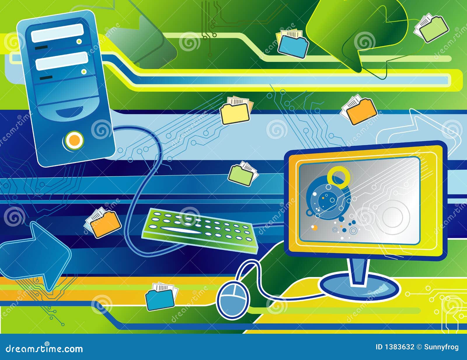 Digital background,vector stock vector. Illustration of diagram - 1383632