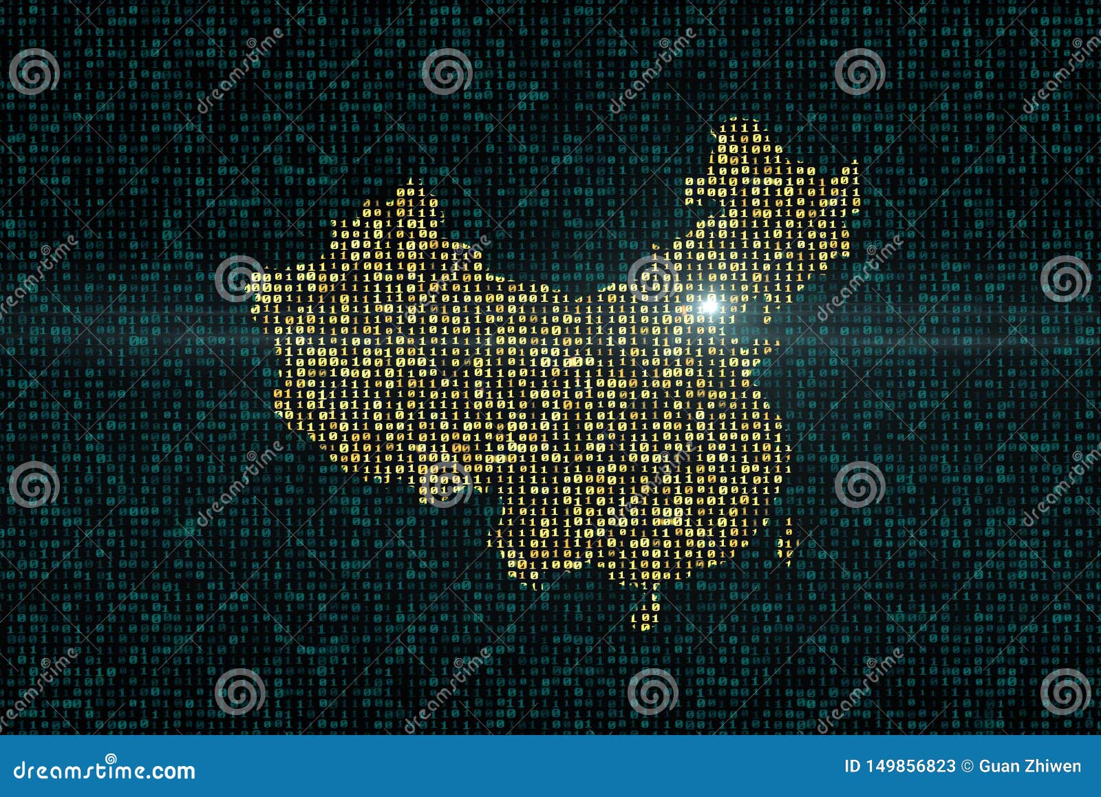 Digital Backgrounds with the Country of China Map Stock Illustration ...