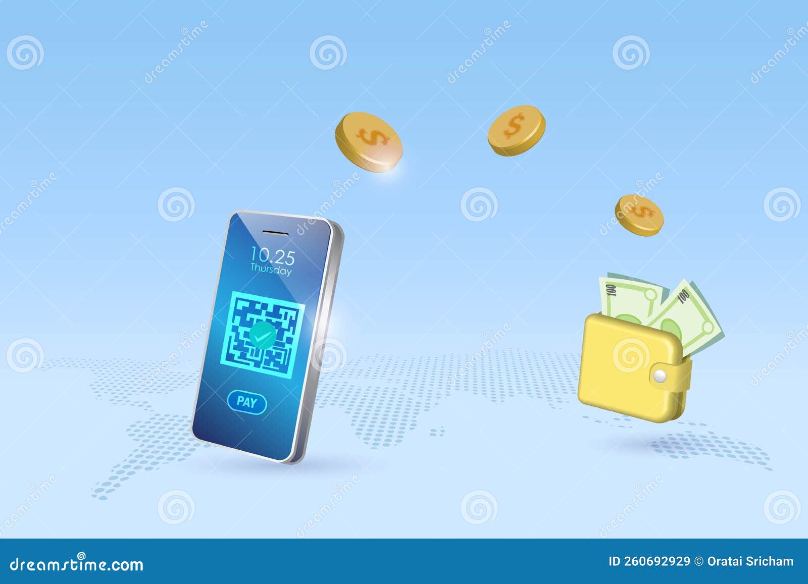 Digital Banking Transfer Money To E Wallet. Smartphone Using Mobile App ... Digital Banking Transfer Money To E Wallet. Smartphone Using Mobile App ...