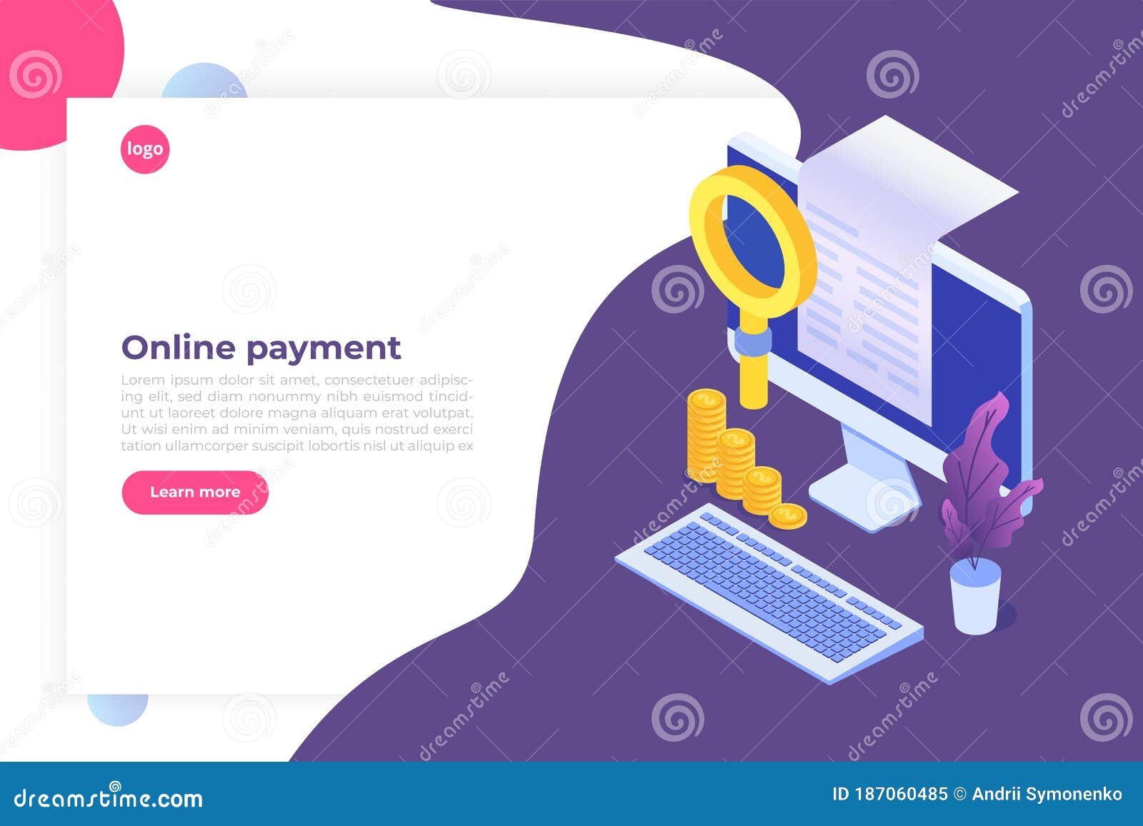 Digital Bill, Electronic Receipt or Invoice Vector Illustration ...