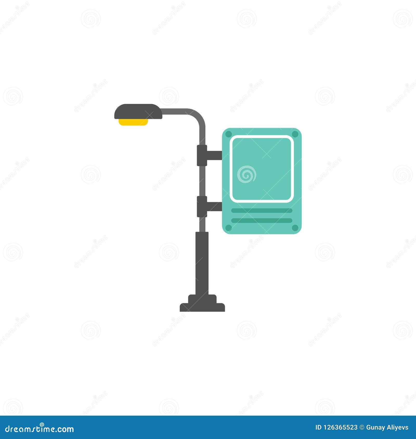 Digital Billboard Colored Icon. Element of Road Signs and Junctions ...