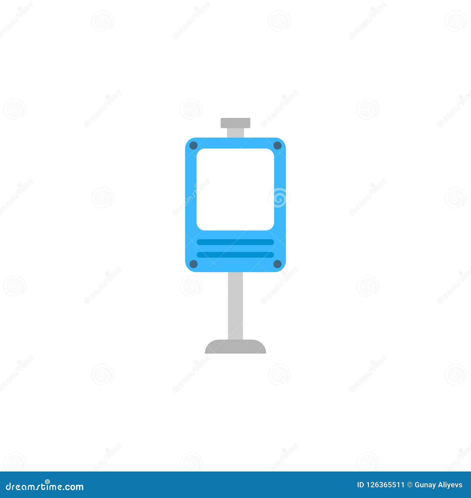 Digital Billboard Colored Icon. Element of Road Signs and Junctions ...